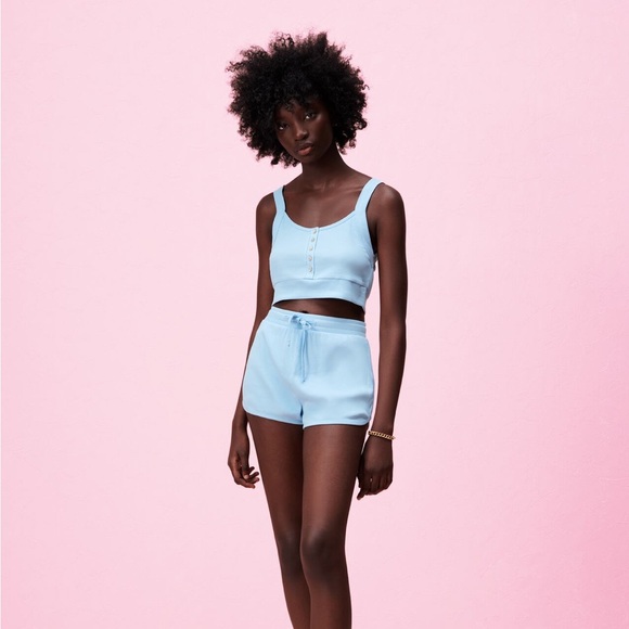 Zara | Tops | Zara Ribbed Lounge Set | Poshmark